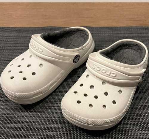 Детские утепленные Crocs Classic Lined Clog