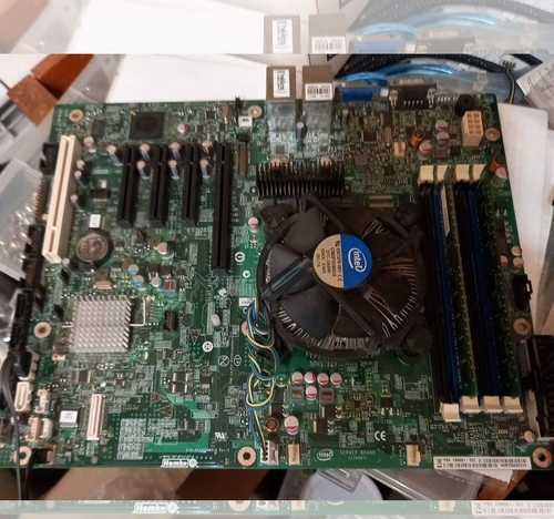 Материнская плата intel   xeon e3-1270   8gb ram