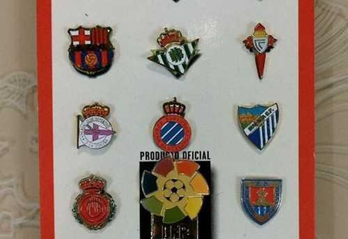 Коллекция значков испанских футбольных клубов