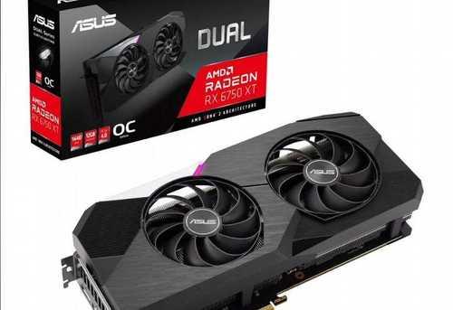 Видеокарта asus Dual Radeon RX 6750 XT OC Edition