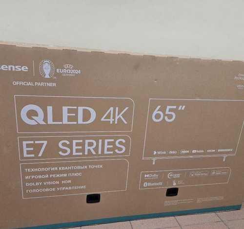 Телевизор hisense qled 65e7kq