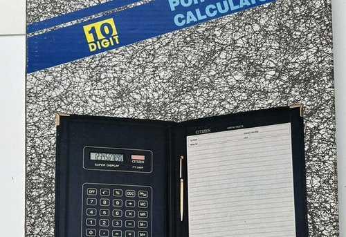 Папка с калькулятором