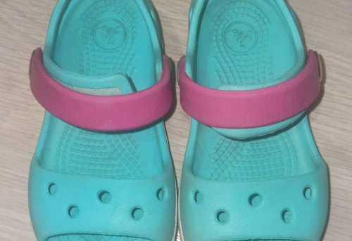 Сандали туфли crocs для девочки 1-2 года