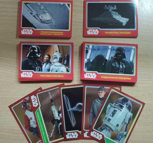 Карточки и наклейки star wars Topps звездные войны