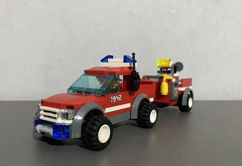 Lego city 7942 пожарный внедорожник