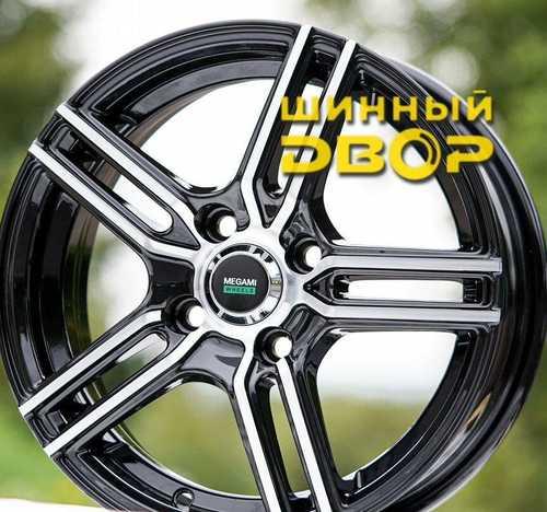 Диски Megami MGM-1 6x15/4x100 ET50 D60.1 BKF (4шт)