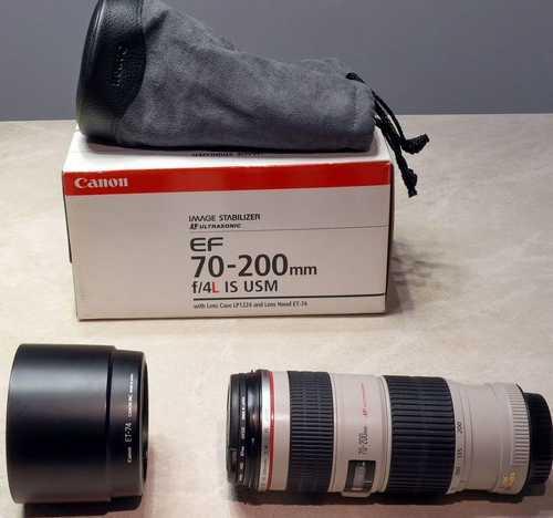 Объектив Canon EF 70-200mm f/4L IS USM