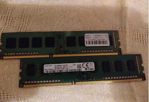 Оперативная память Samsung DDR3 1600 dimm 4GB