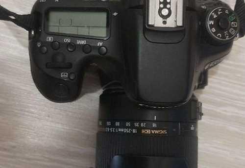 Зеркальный фотоаппарат canon eos 70d