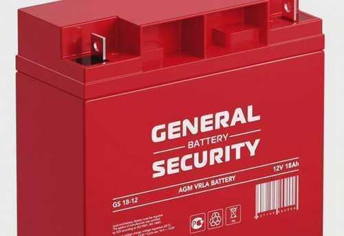 Аккумулятор General Security GS 18-12