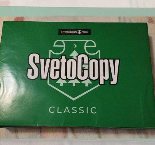 Бумага a4 500 шт svetocopy classic