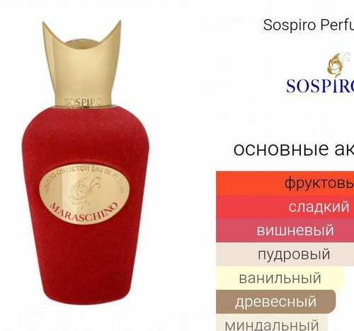 Sospiro Maraschino парфюм (пробник)