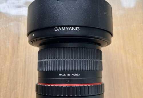 Объектив samyang fish-eye CS II 8mm
