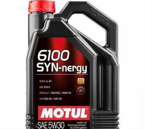 6100 SYN-nergy 5W30 (4л) motul