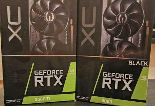 Видеокарта rtx 3060 и 3060ti evga