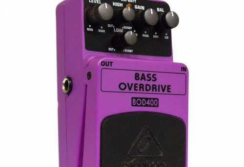 Behringer bass overdrive bod400 басовый перегруз