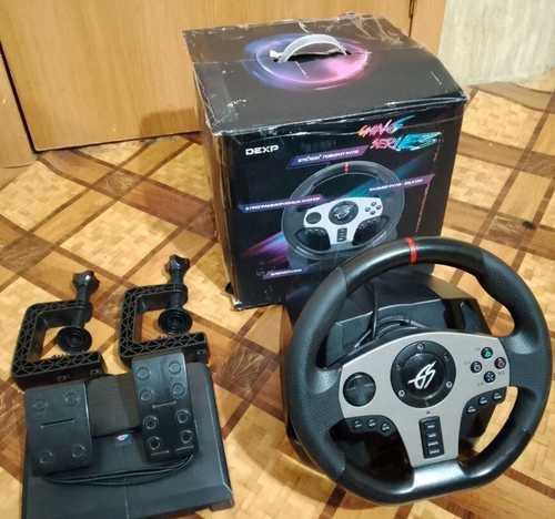 Игровой руль dexp wheelman pro