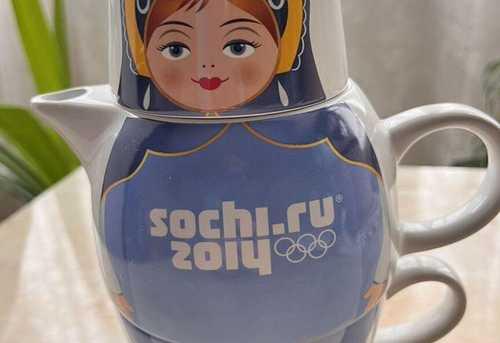 Чайник и чашка - Сувенир олимпиада сочи