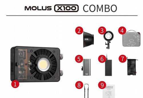 Осветитель Zhiyun Molus X100 Combo Новое