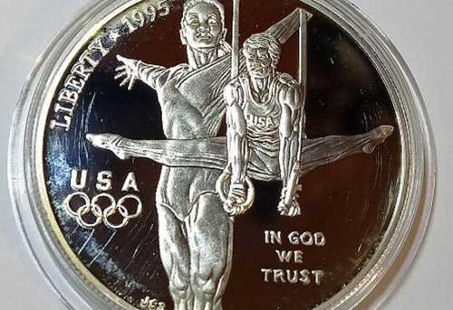 1 доллар 1995год, Олимпиада в Атланте,малый тираж