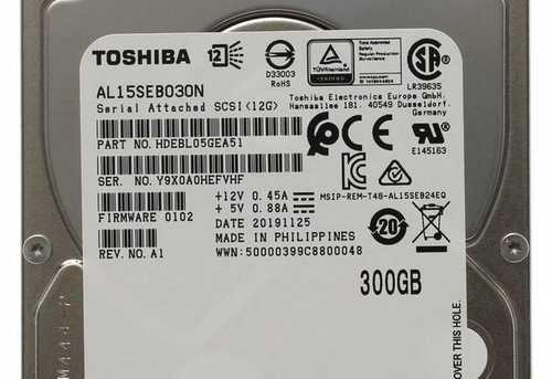 Жесткий диск Toshiba 300Gb AL15SEB030N SAS 2,5"
