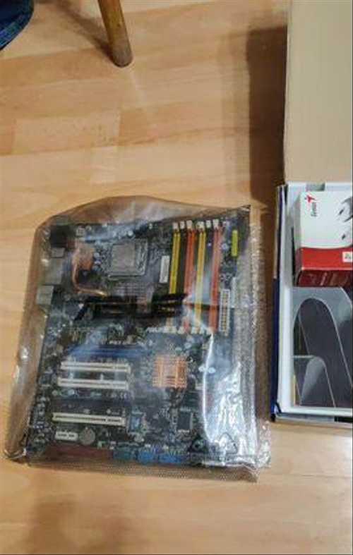 Asus P5KC+intel core 2 duo+gigabyte gts 250