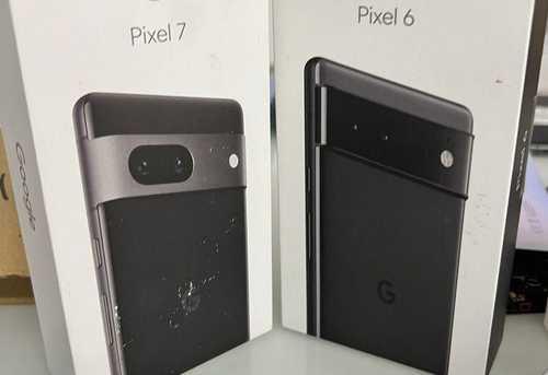 Коробка google pixel 6, 7