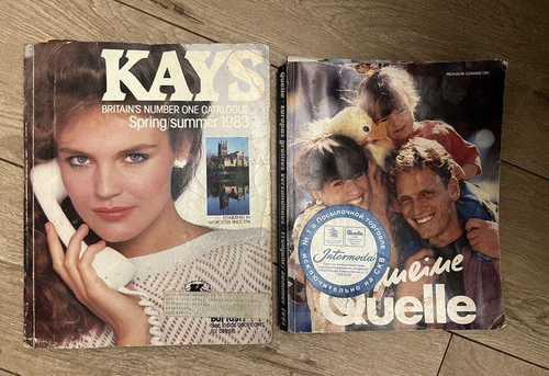 Каталоги товаров Kays 1983 и Quelle 1991
