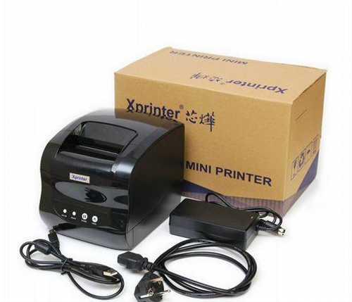 Термопринтер этикеток Xprinter XP-365B EAC