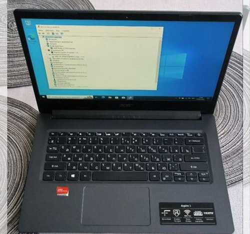 Ноутбук acer aspire 3 a314-22