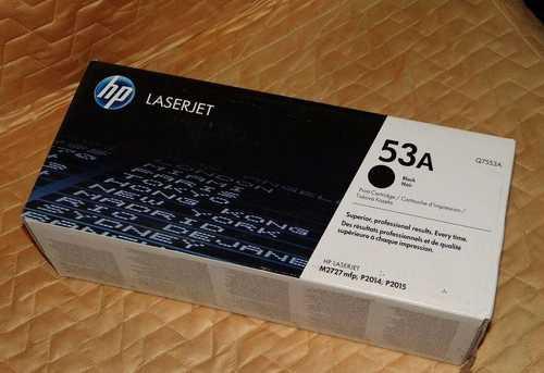 HP 53A, черный / Q7553A