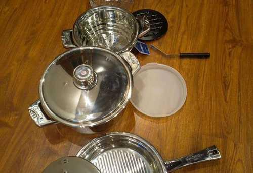 Кухонный набор кастрюль и сковородки