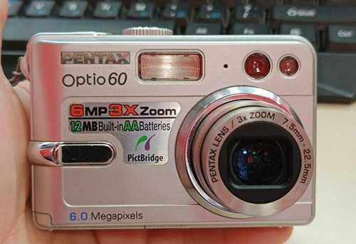 Pentax Optio 60 компактный фотоаппарат
