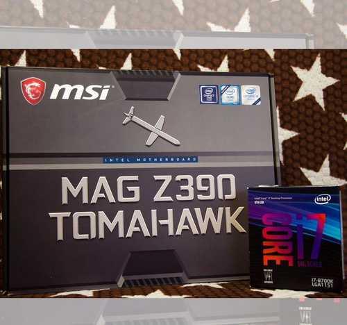 Intel core i7 8700k + Msi Mag Z390 Tomahawk