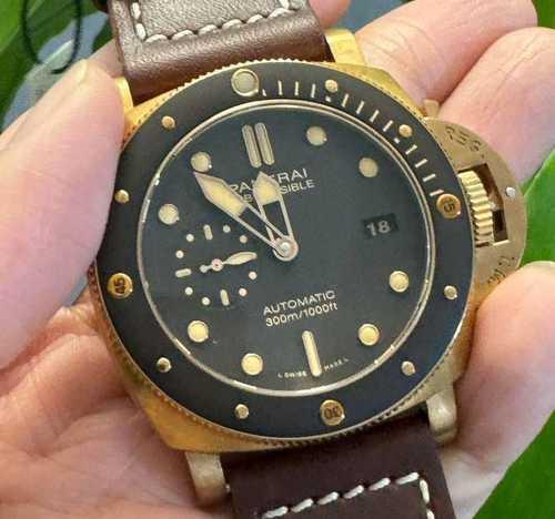 Часы мужские Panerai submersible bronze