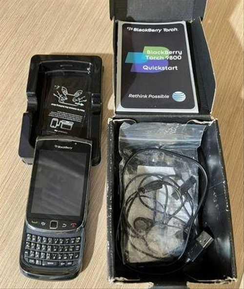 Смартфон BlackBerry 9800 Torch Black
