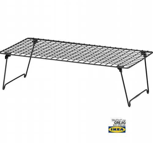 Полка для обуви IKEA (Икеа) Grejig. Серый