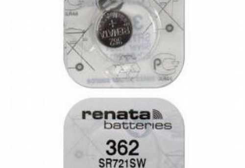 Renata 362 SR58 SR721SW Silver BL1 (10шт)