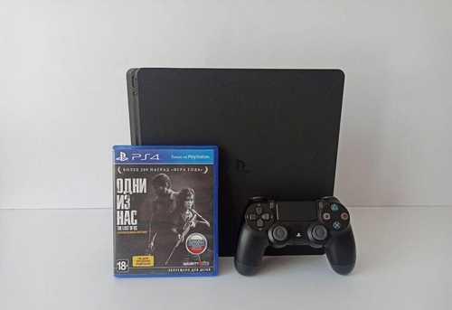 Приставка Sony PS4 Slim + диск The Last of Us