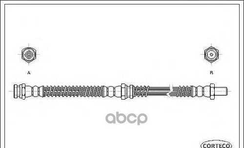 Шланг тормозной daewoo: korando 2.3 99- 1903349