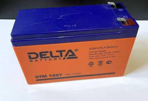 Аккумулятор Delta dt 1207