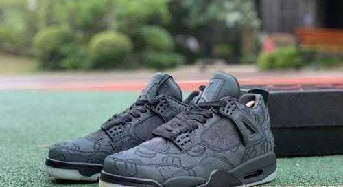 Kaws x Air Jordan 4 Retro "Black"