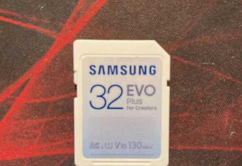 Карта памяти Samsung EVO Plus MB-SC32k 32GB
