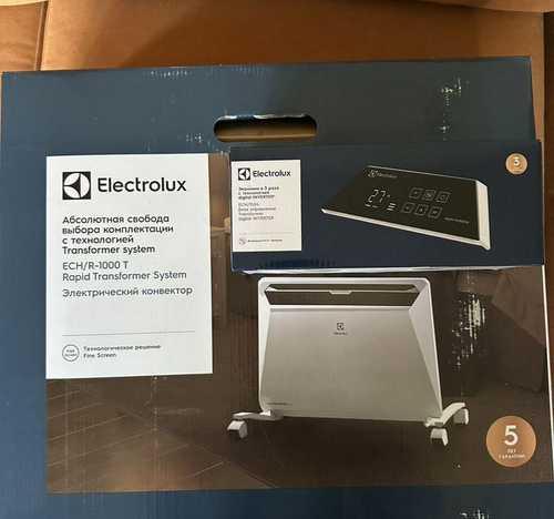 Конвектор электрический electrolux rapid 1квт