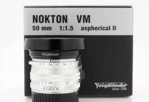 Voigtlander Nokton 50mm f/1.5 Aspherical II