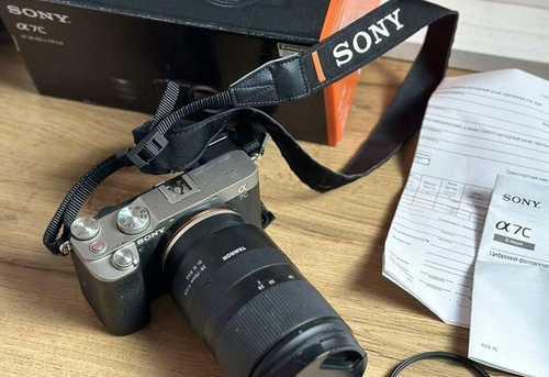 Фотоаппарат Sony A7C Silver + Tamron 28-75мм