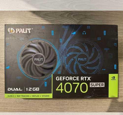 Видеокарта Palit Dual rtx 4070 super