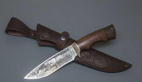 Нож Семин Близнец с гравировкой