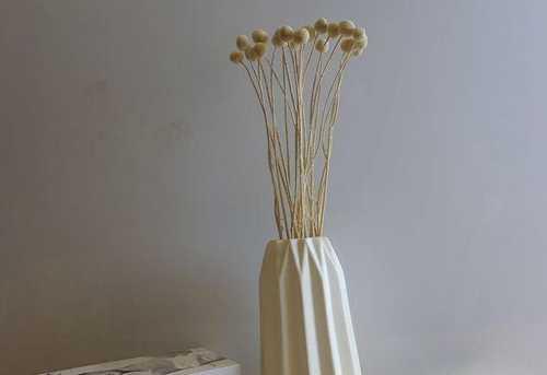 Сухоцветы Краспедия, композиция для декора опт