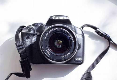 Зеркальный фотоаппарат Canon EOS 500D